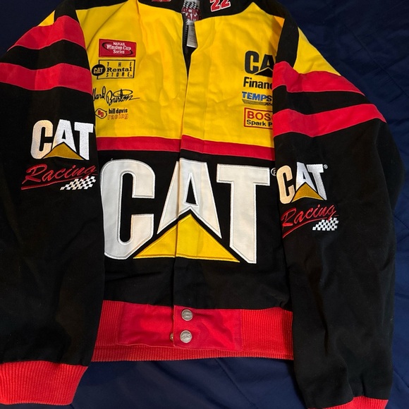 Jackets & Coats | Cat Racing Jacket With Bold Logos | Poshmark